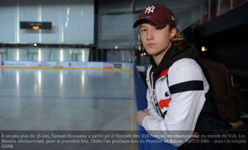 Hockey Strasbourg – CSGSA » On parle de …. Samuel Rousseau, Champion du ...